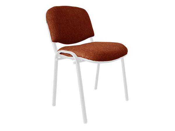 Silla de Visita ISO Tapizada Base Gris – Todoensillas